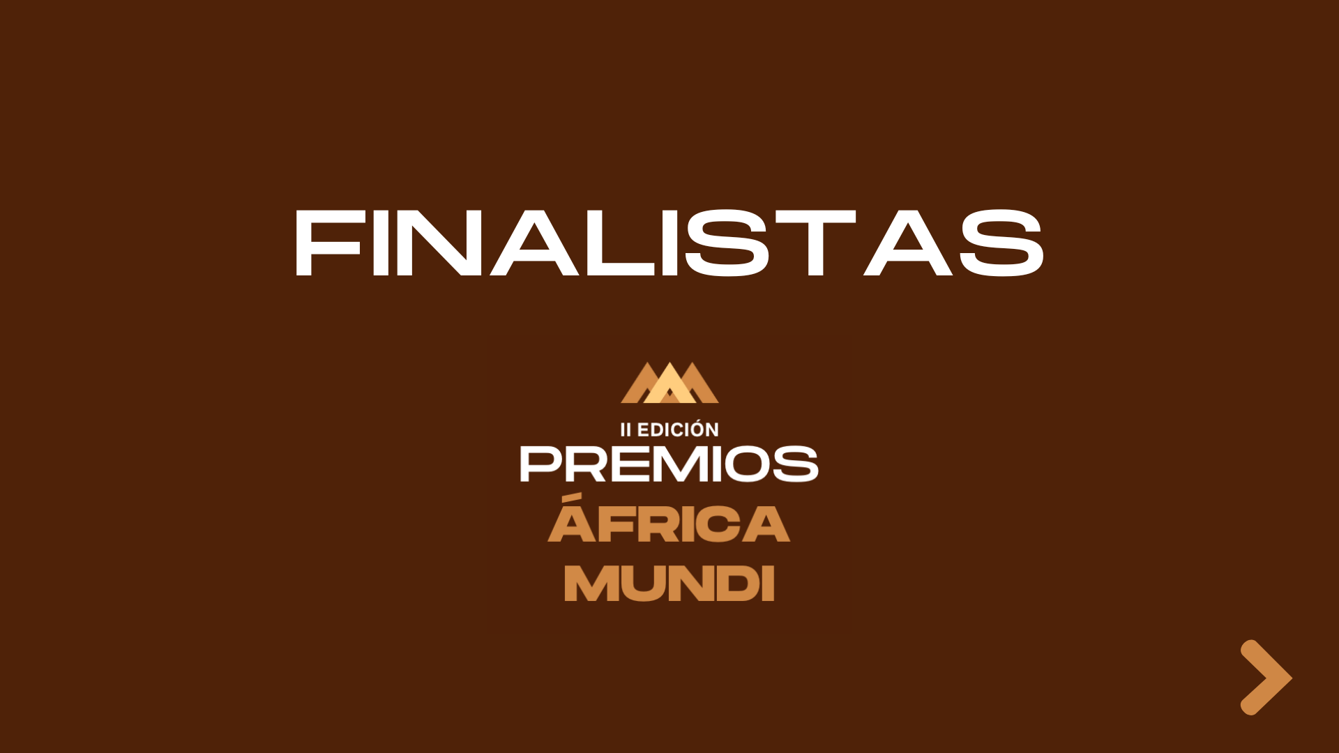 Estos son los finalistas de los II Premios África Mundi