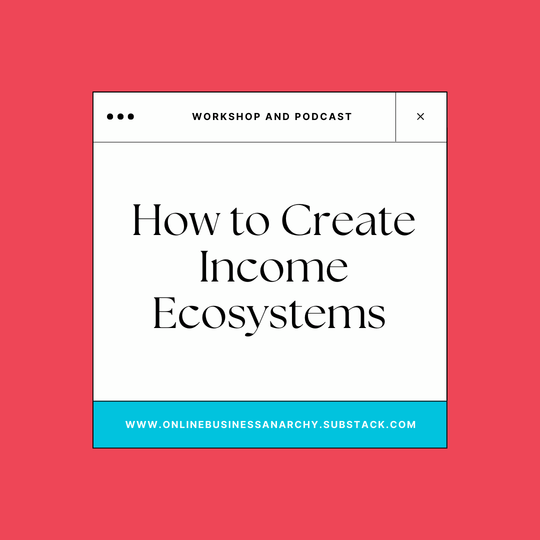 How To Create Income Ecosystems — Alternatives For Growth If You Like ...