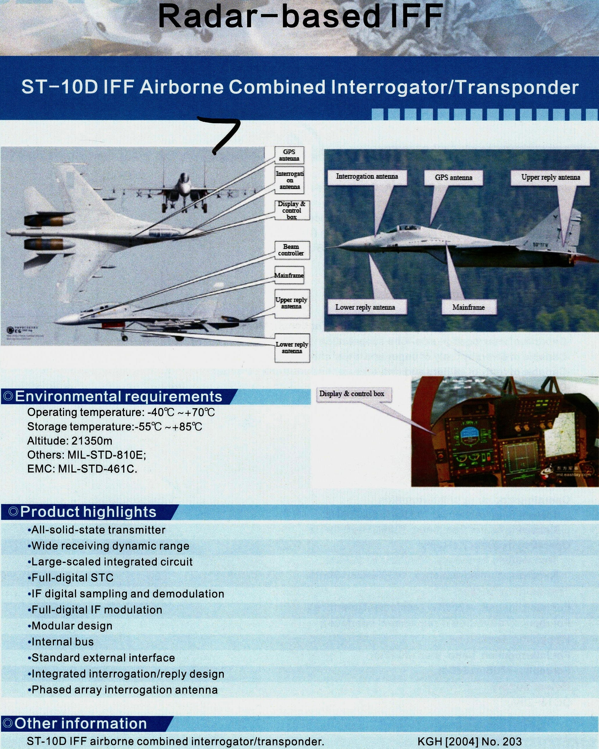 China’s Friend or Foe (IFF) Technology - by Wendell Minnick