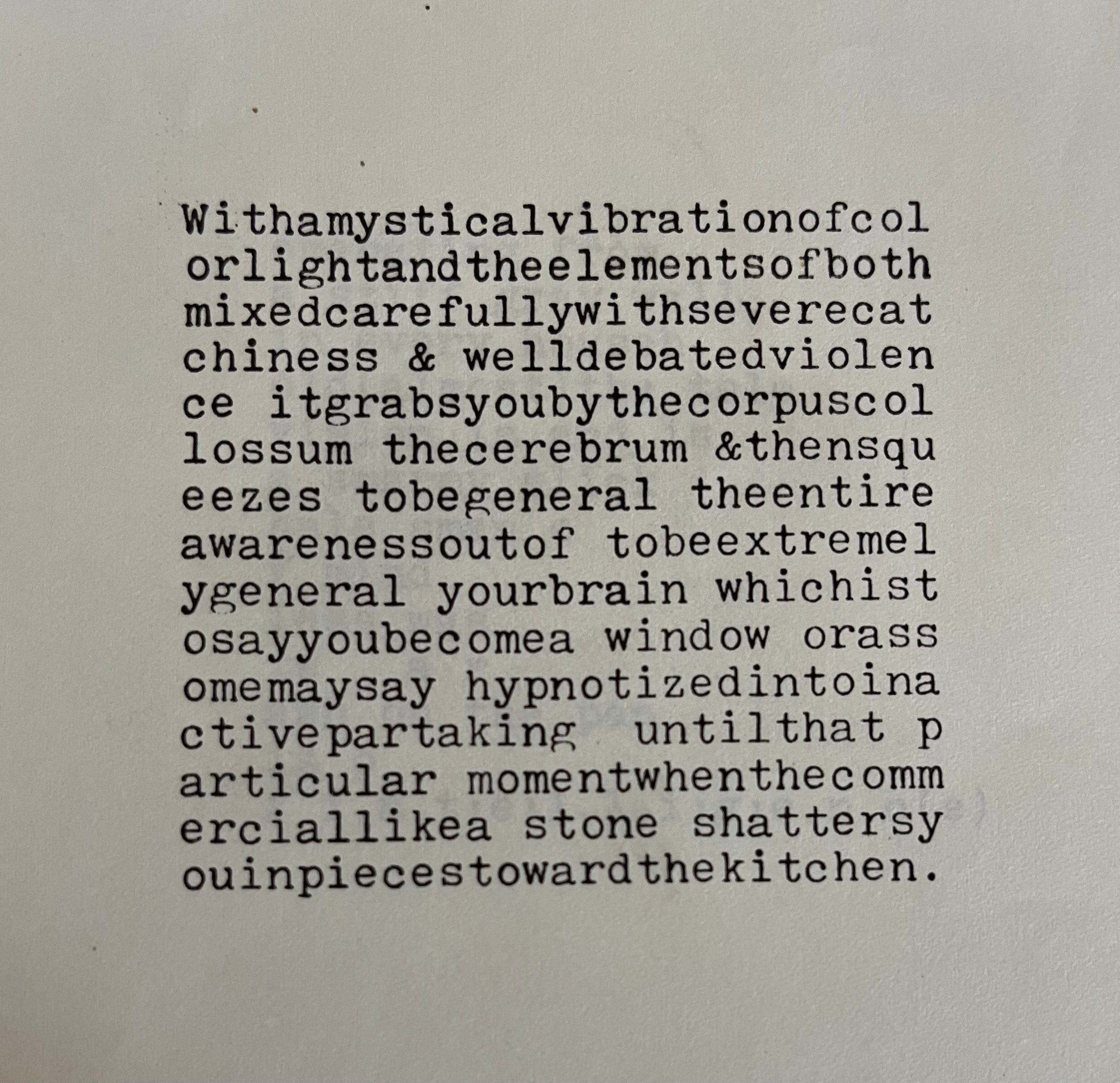 Two Poems About Television - by Jonathan Potter