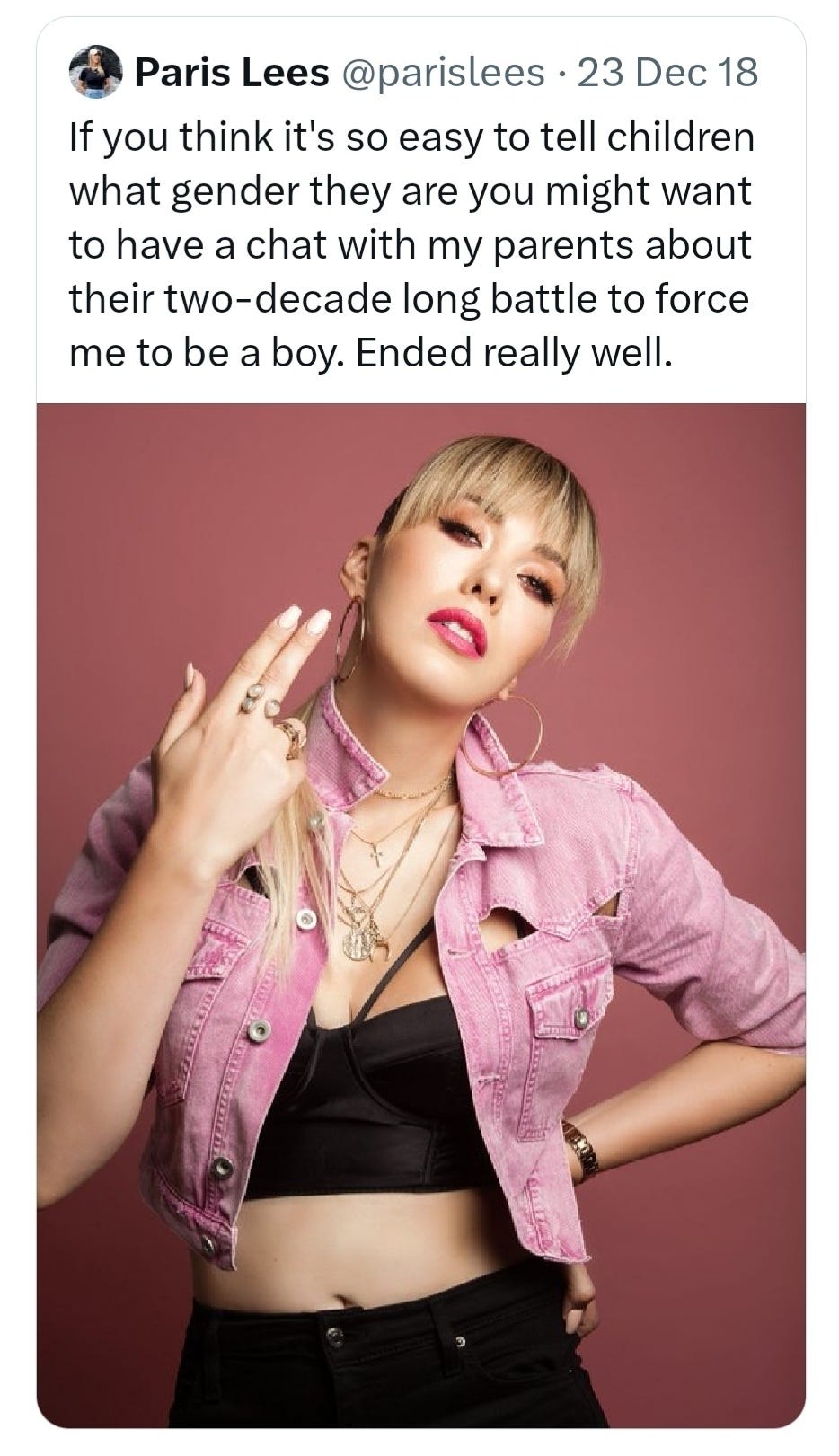 The Murder Tweets of Paris Lees - by Graham Linehan