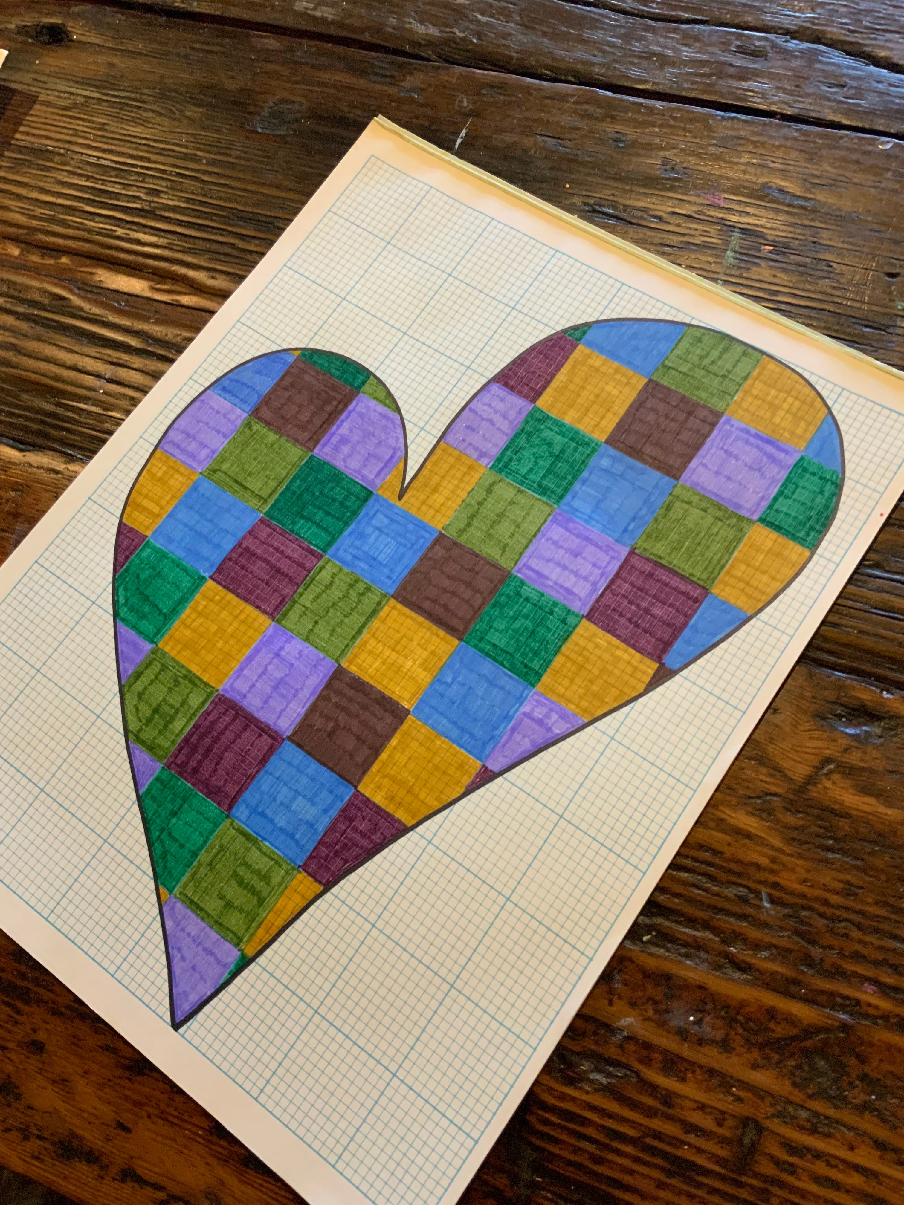 The Square Heart - by Ellen Estes - Ellie Sue