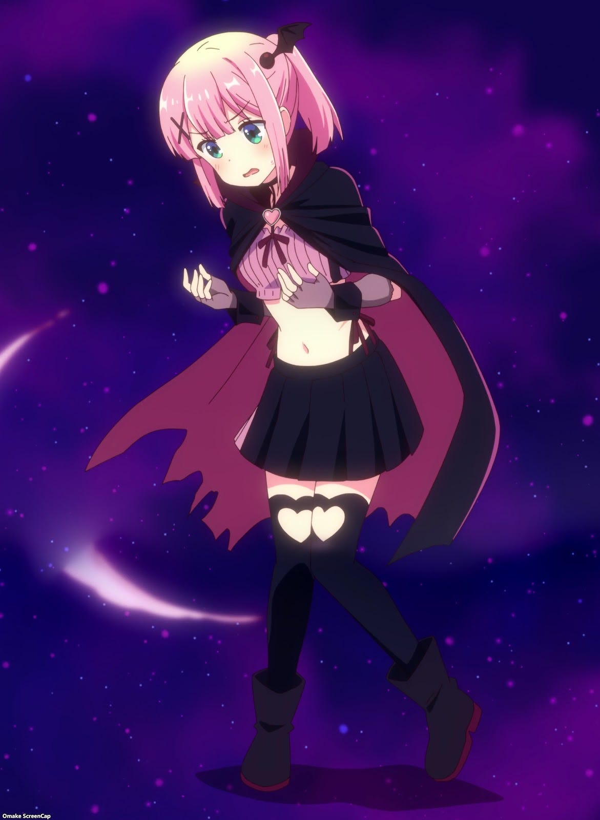 Machikado Mazoku S2 - Episode 9 - Shamiko Rubs Momo's Tummy