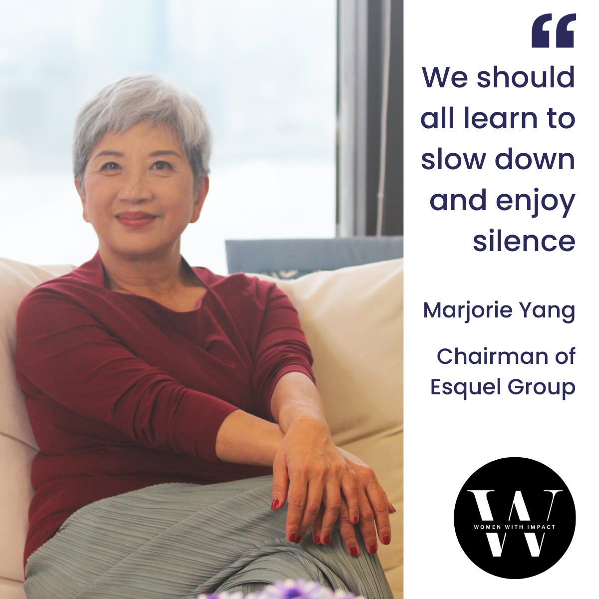 Women With Impact #28 - Marjorie Yang