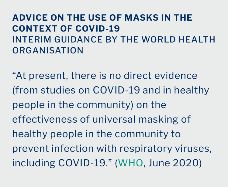 Be Armed with A Good Explanation for "Masks Don't Work!"