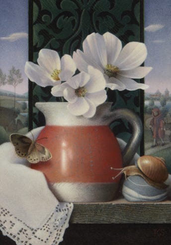 Still Life Lives! - by Lora Arbrador - Art Blotter Plus