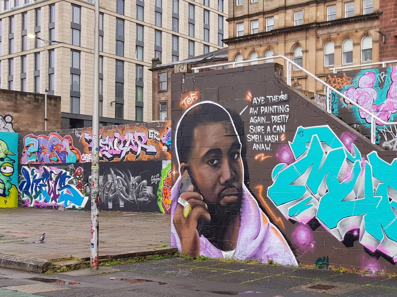 EXCLUSIVE: Mixed Reactions to Cowcaddens Graffiti Wall Pilot