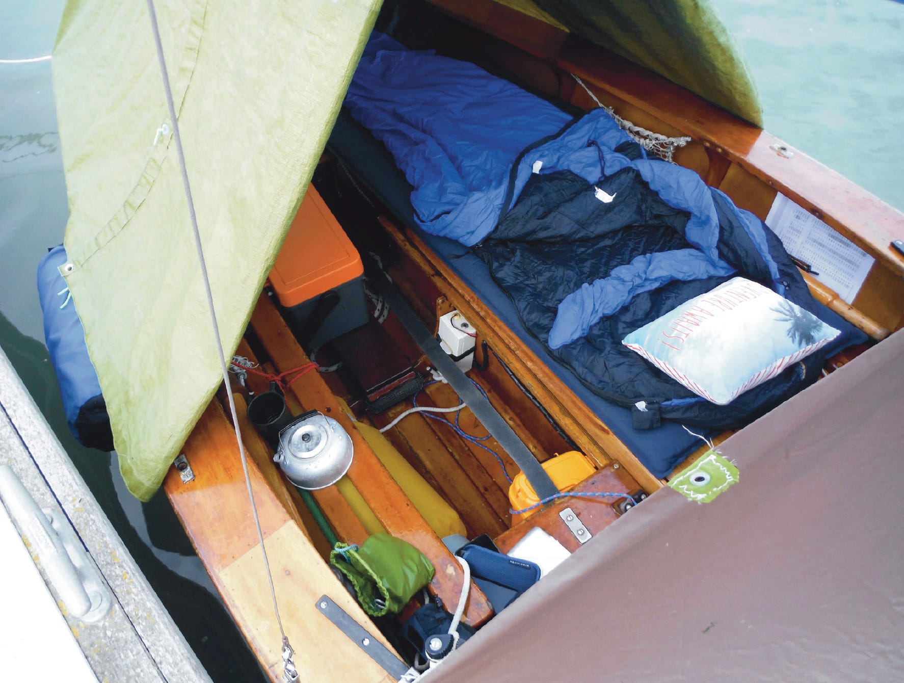 Setting up a Sailing Dinghy for Cruising