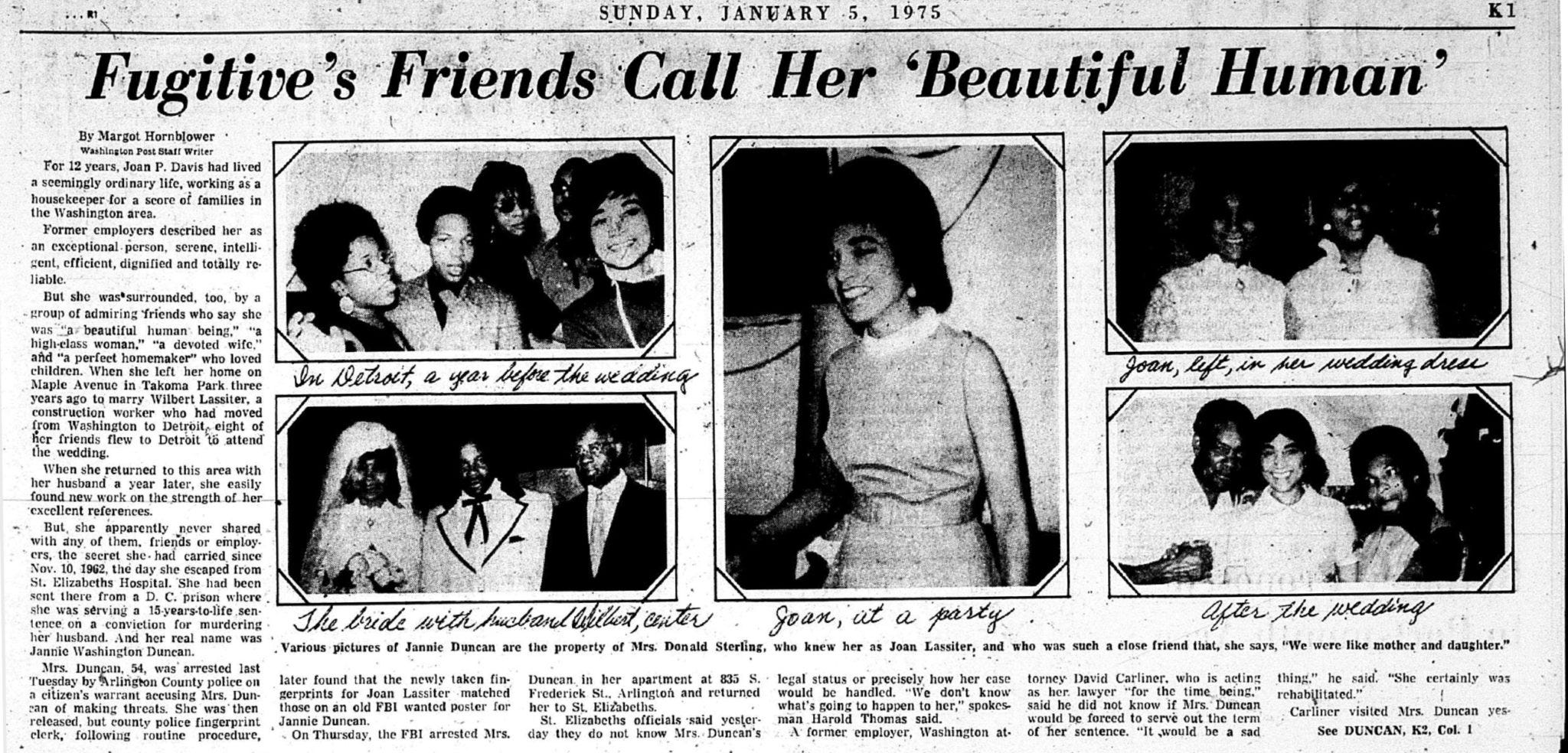 Jannie Duncan: “Beautiful Human” or Fugitive Killer?