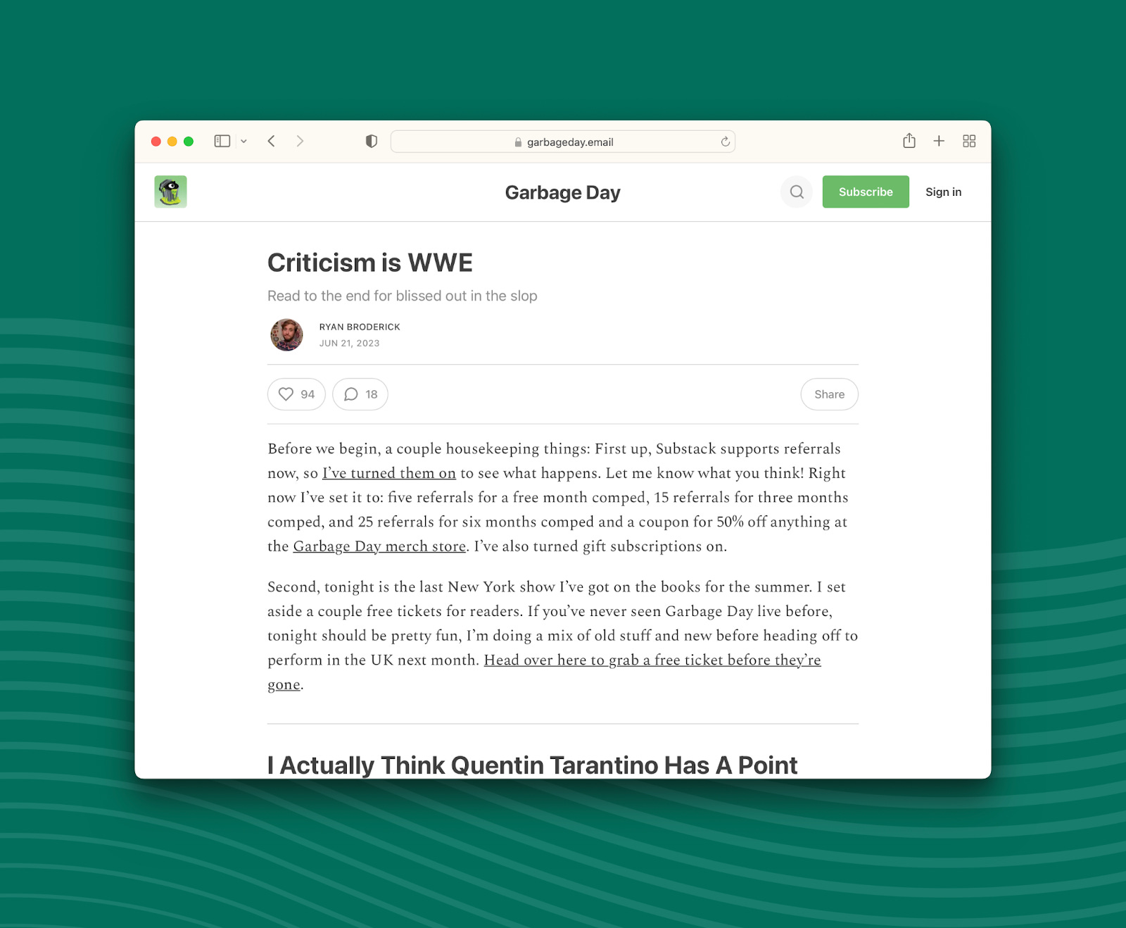 A guide to growth with subscriber referrals - On Substack