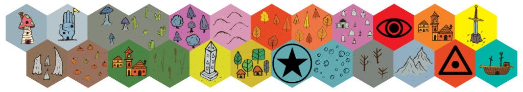 Top 10 Hex Kit Tile Packs - by Exeunt Press