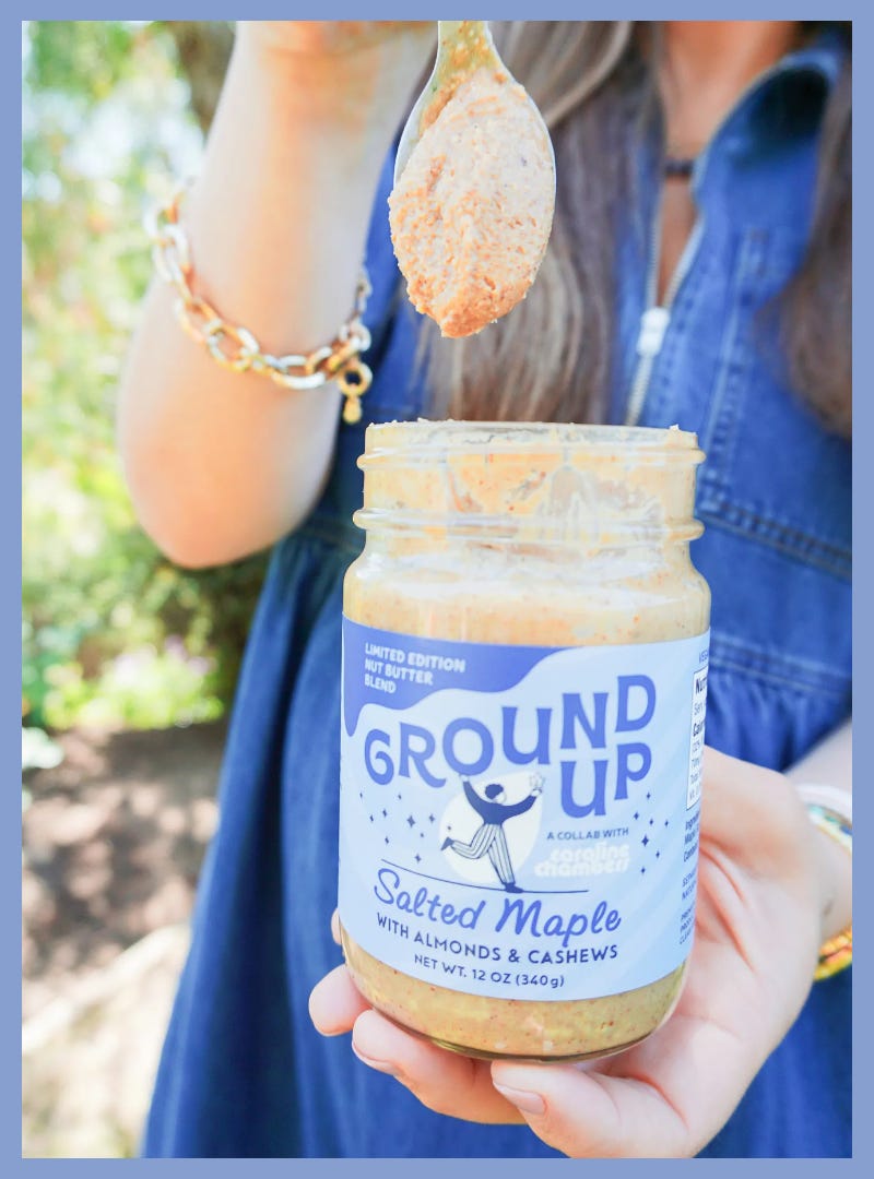 announcing my nut butter with ground up!!!