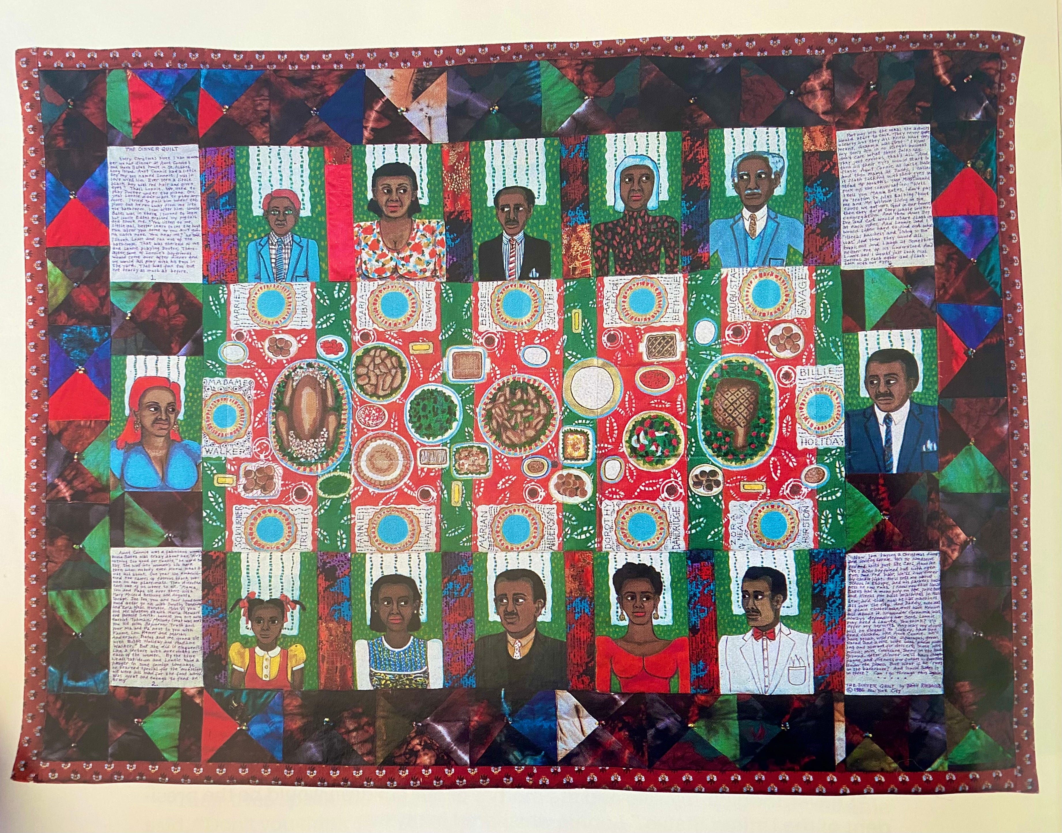 Faith Ringgold’s DINNER at AUNT CONNIE’S HOUSE
