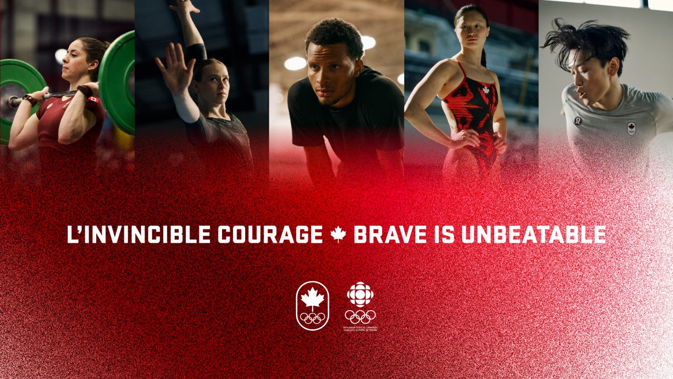 Canadian Olympic Committee and CBC launch “Brave is Unbeatable” campaign