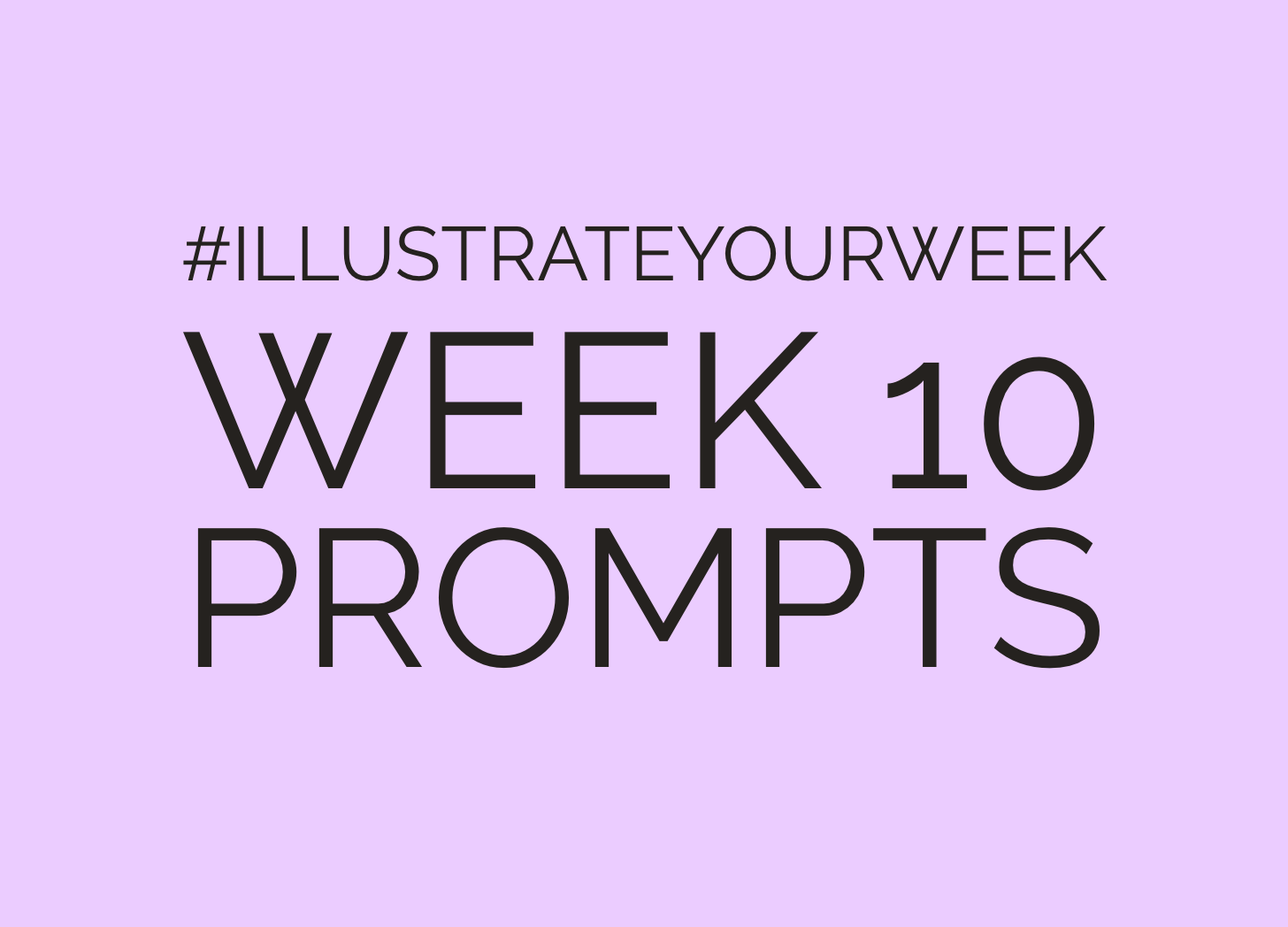 Illustrate Your Week - Week 10 Illustrated Journal Prompts for 2023