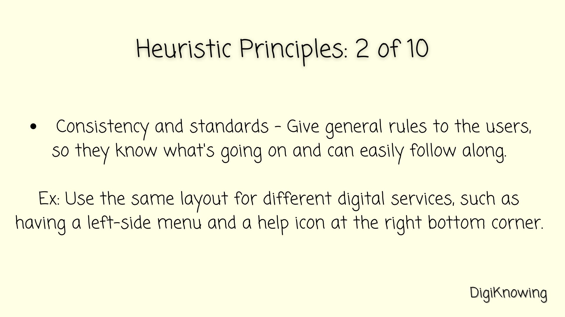 Basics of UX design: Heuristic principles 1 - 3