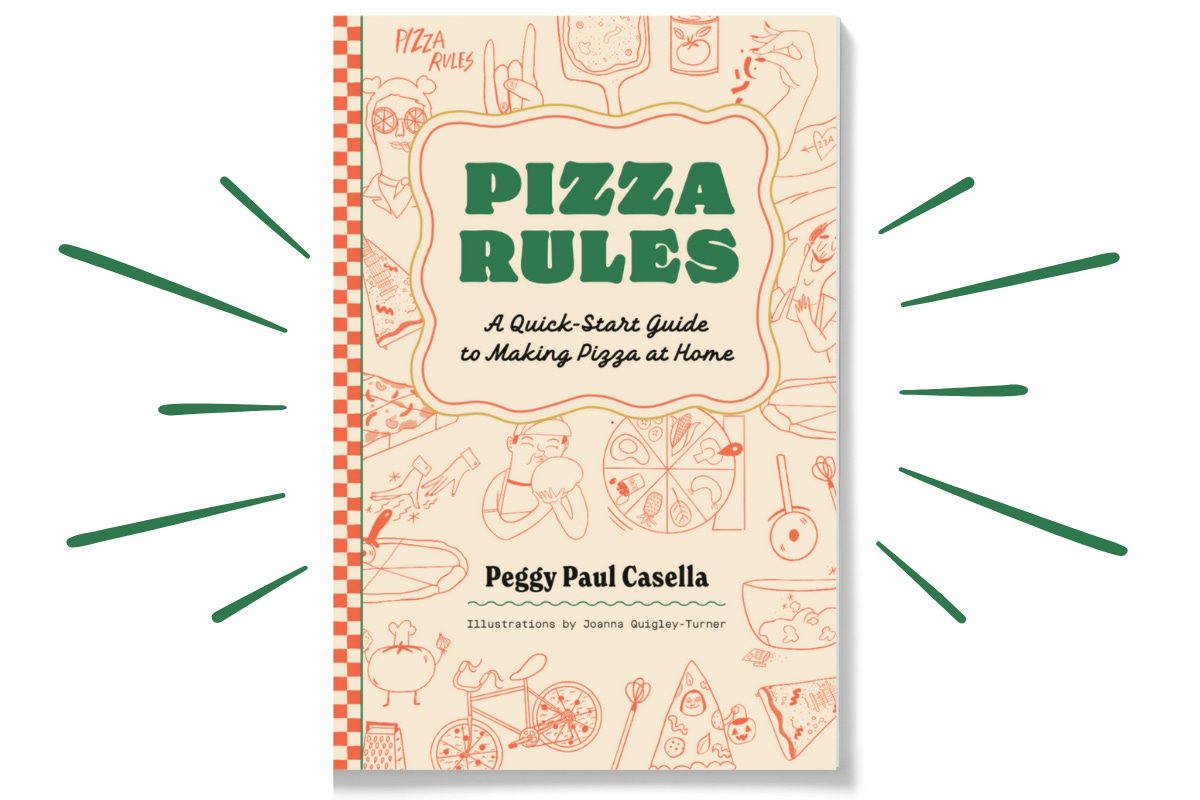 PIZZA RULES has a cover 🍕📖🎉