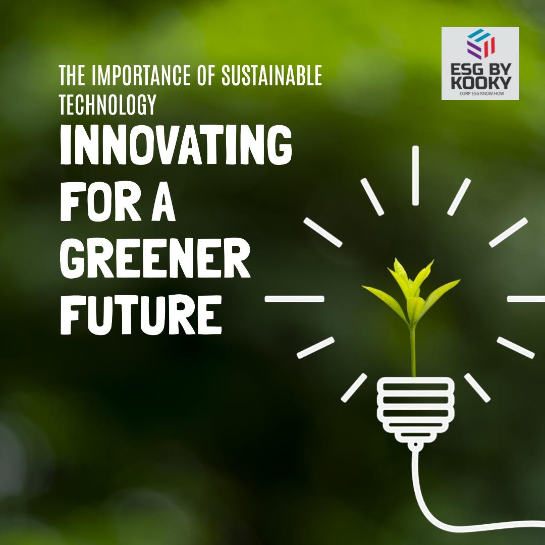 The Importance of Sustainable Technology Innovation