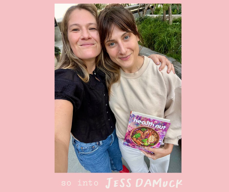 jess damuck is a salad freak and a health nut and she's got the books ...