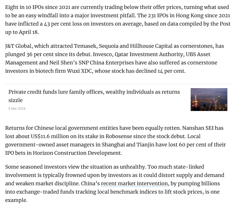 Chinese cornerstone investors are new pillars of Hong Kong IPOs and it’s not all good news