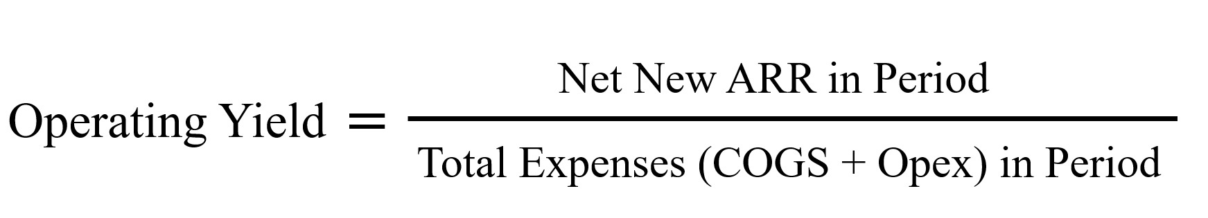 Operating Yield - by Everett Randle