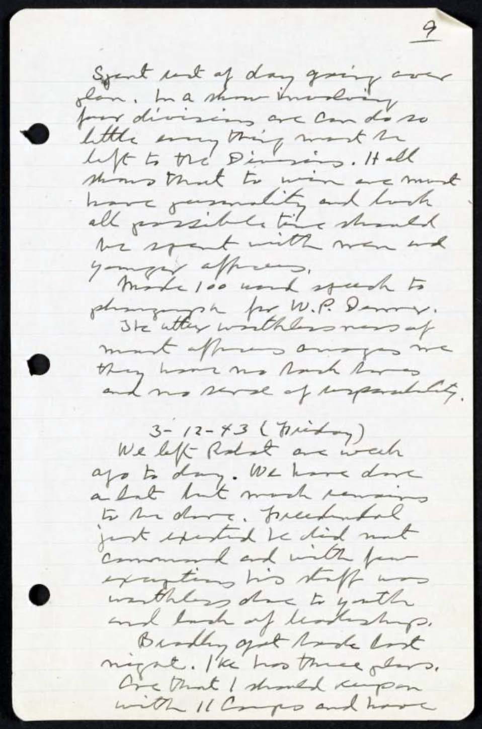 Patton takes command in North Africa - by Martin Cherrett