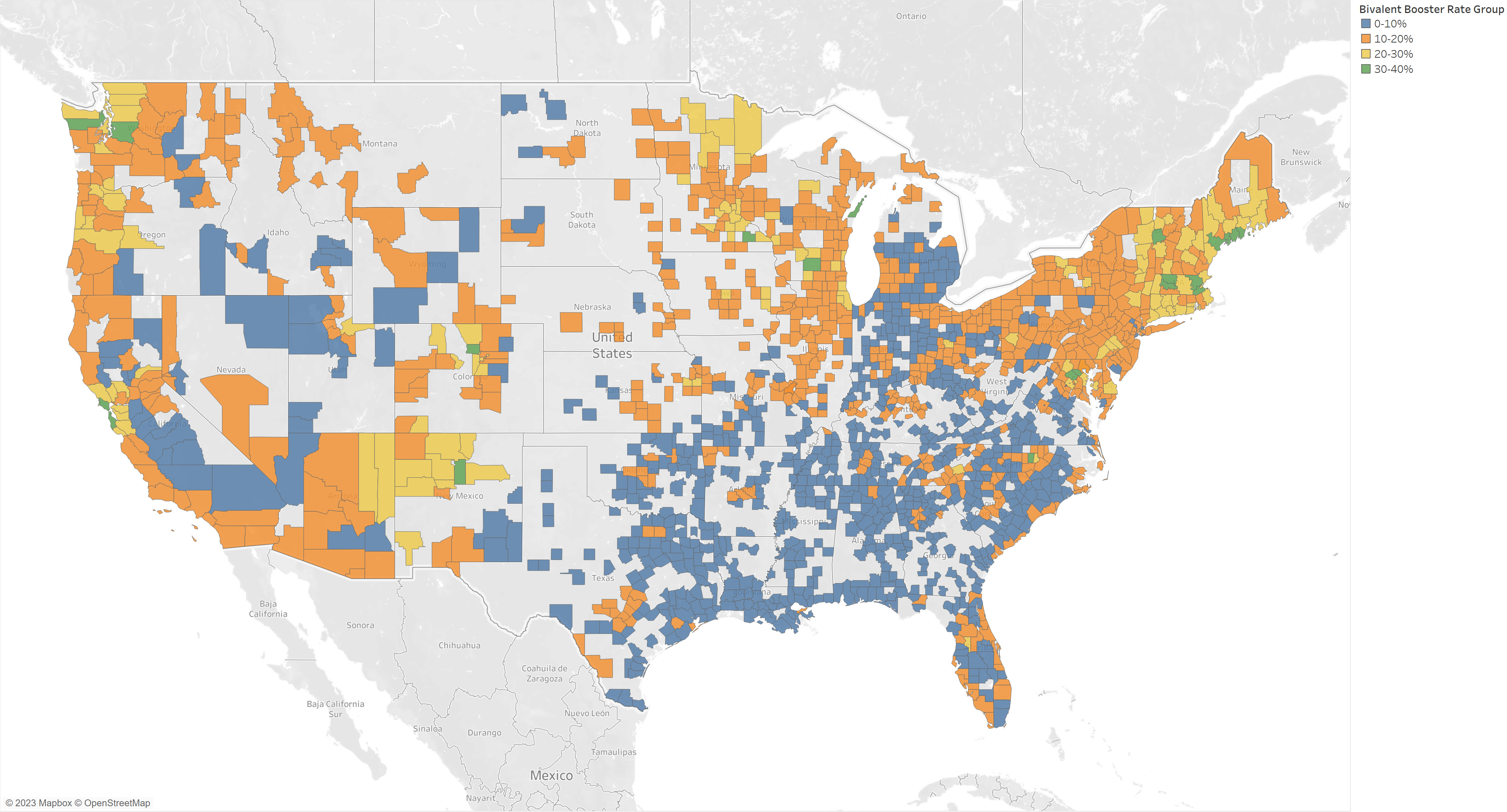 Bivalent booster uptake- population characteristics