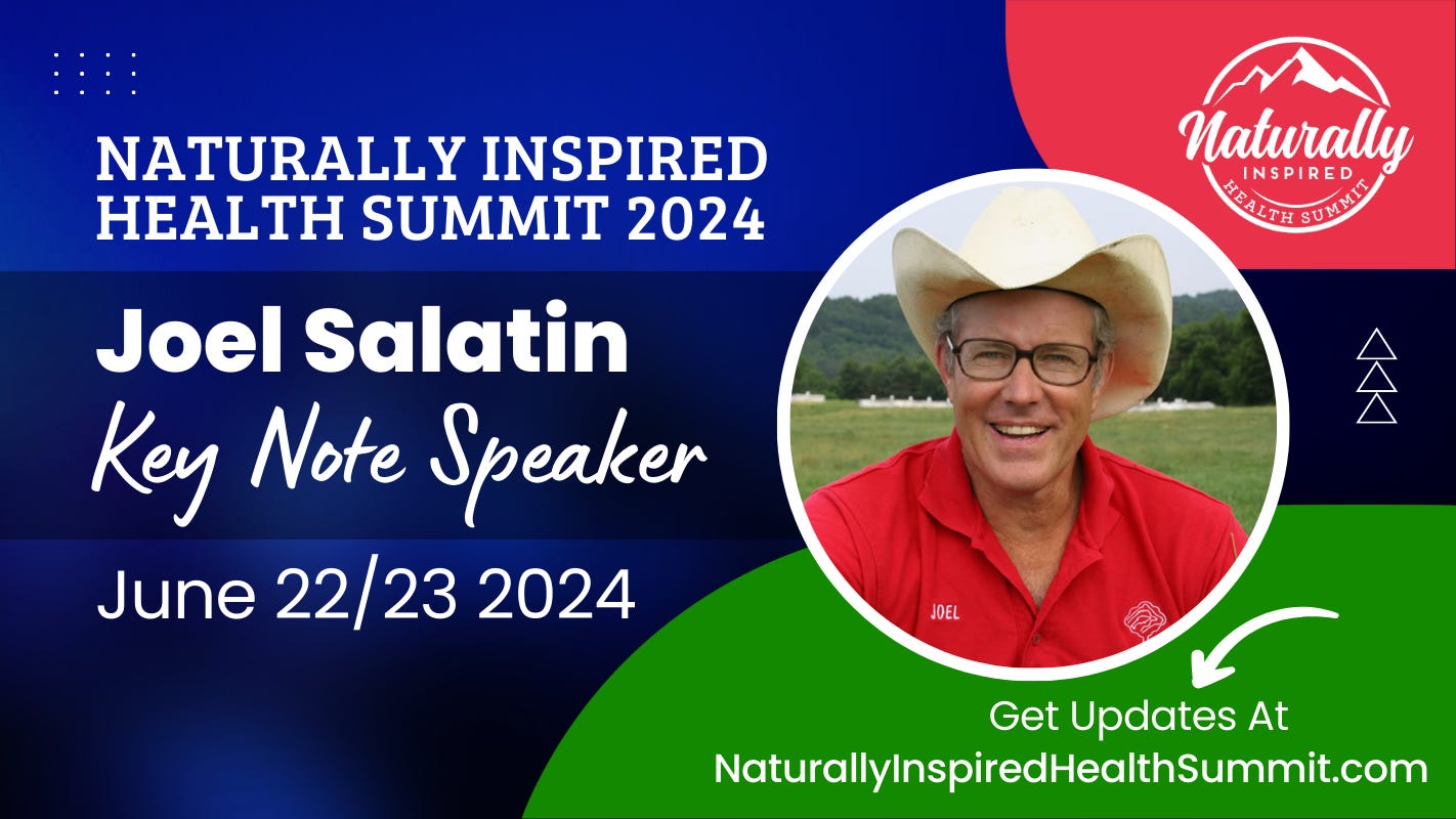 Joel Salatin Confirmed As Key Note Speaker June 22/23 in 2024