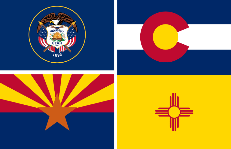 Utah State Flag - by Jan Spell