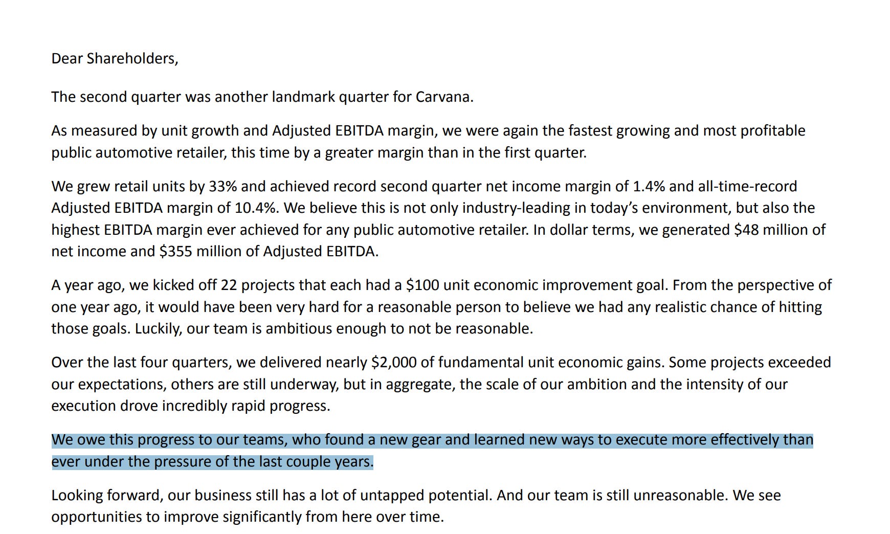 The Art of an Effective Shareholder Letter: Turning Numbers into Narratives