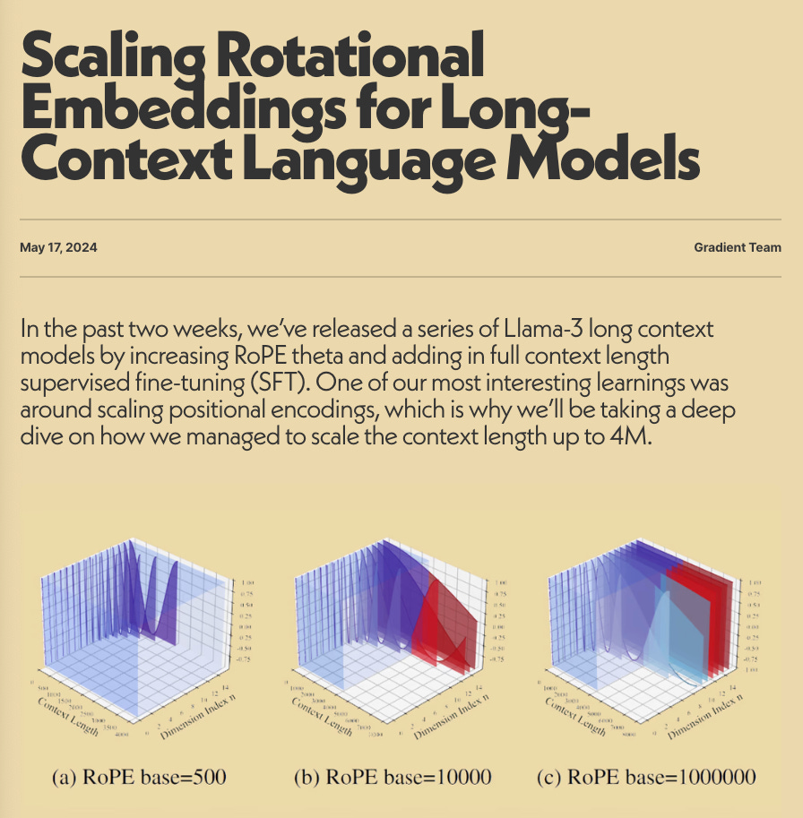 How to train a Million Context LLM — with Mark Huang of Gradient.ai