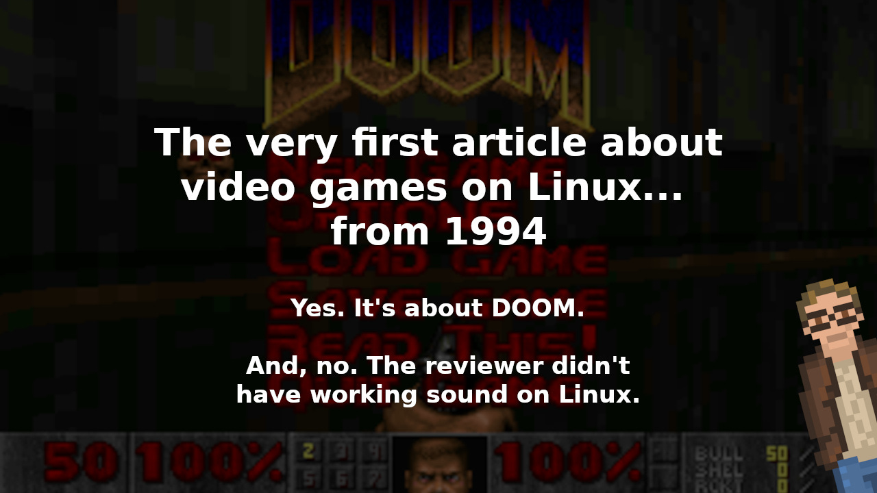The very first article about video games on Linux... from 1994