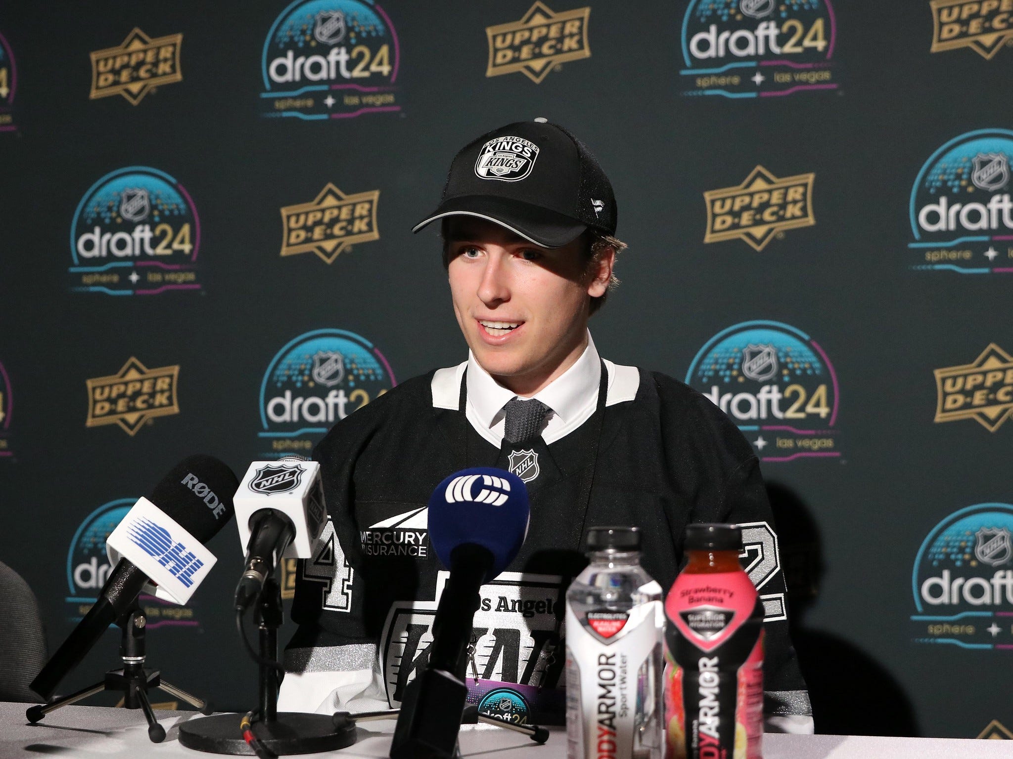 Los Angeles Kings Draft Liam Greentree 26th Overall