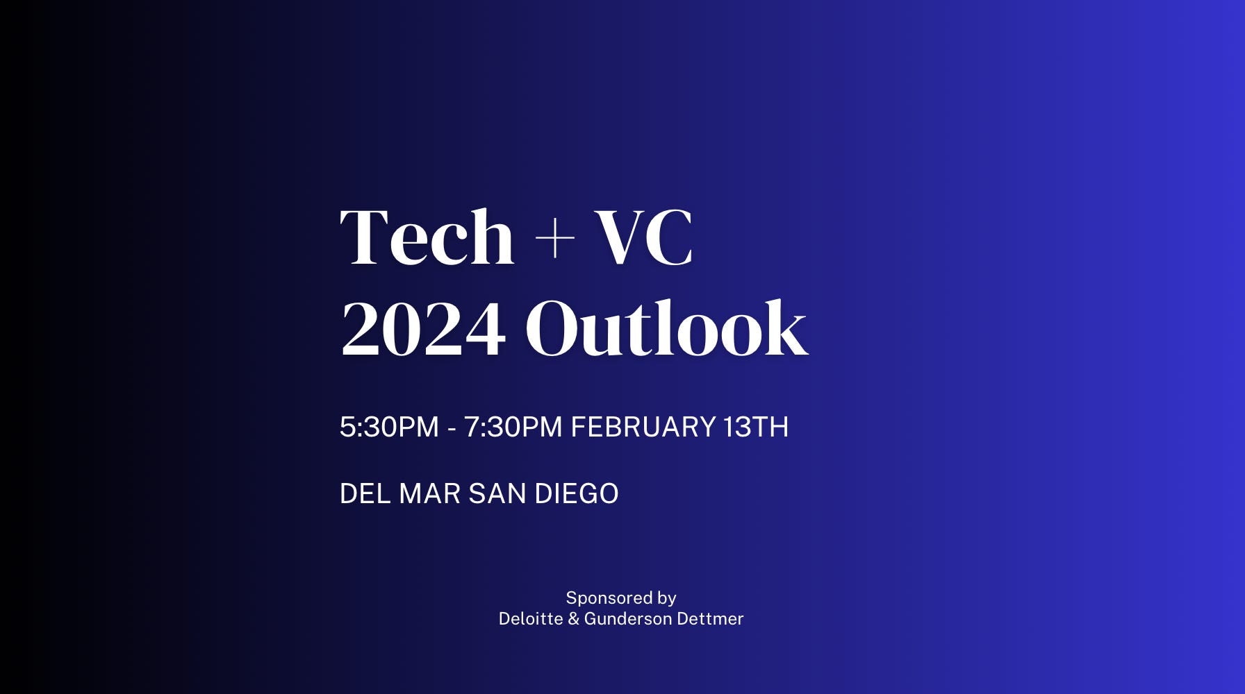 Introducing the San Diego CEO & VC Event - by Fred Grier