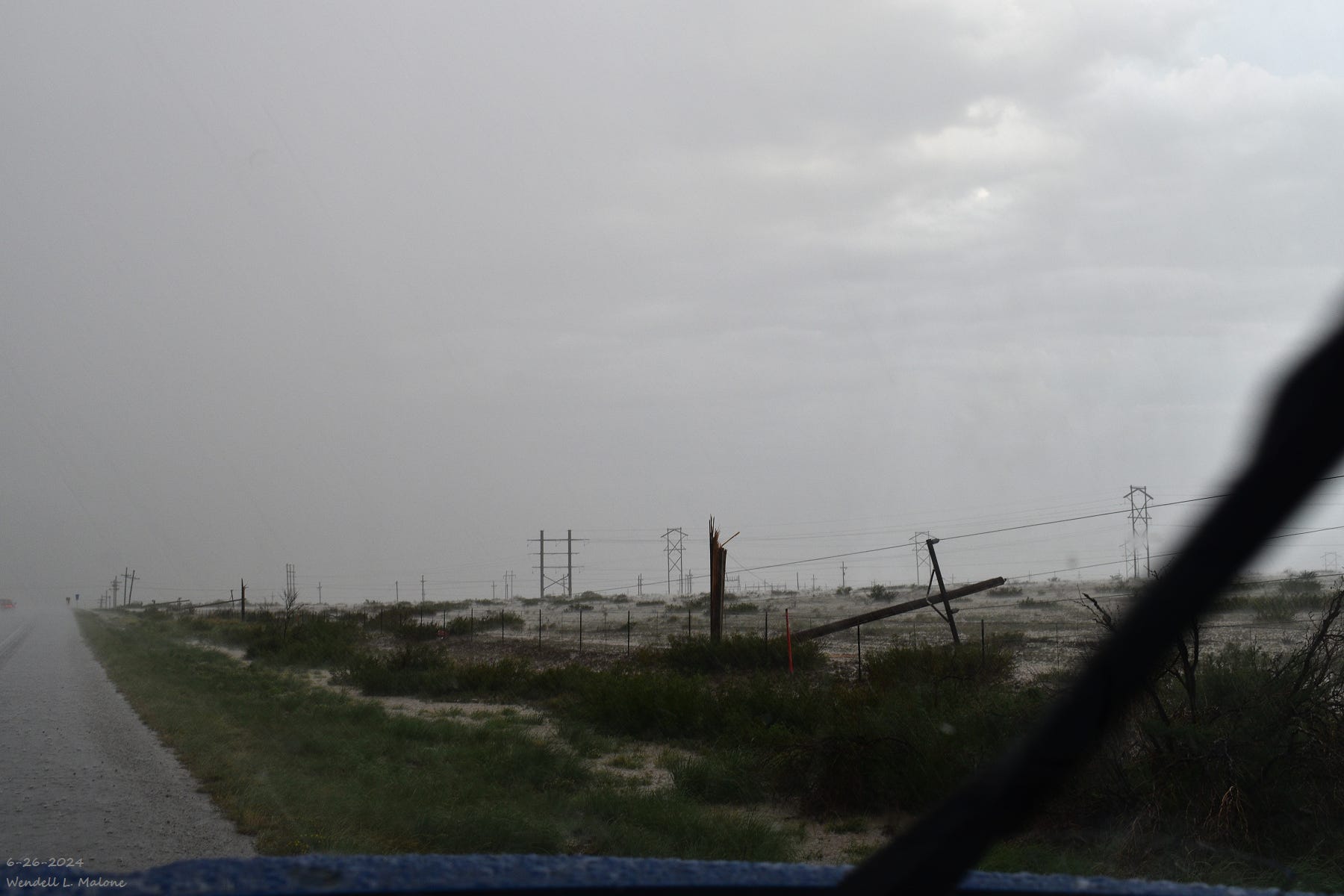 Seven Rivers, New Mexico Wet Microburst - Wednesday, June 26, 2024.
