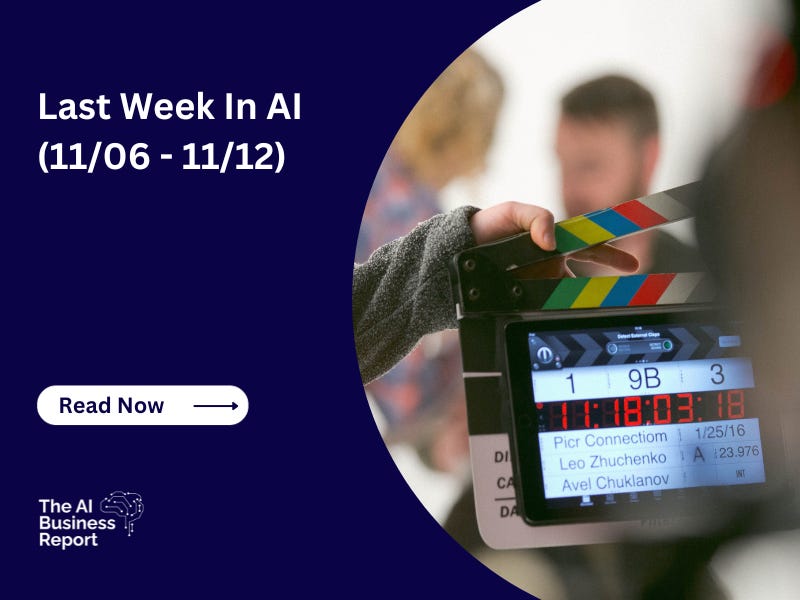 Last Week In AI (11/06 - 11/12) - AI Business Report