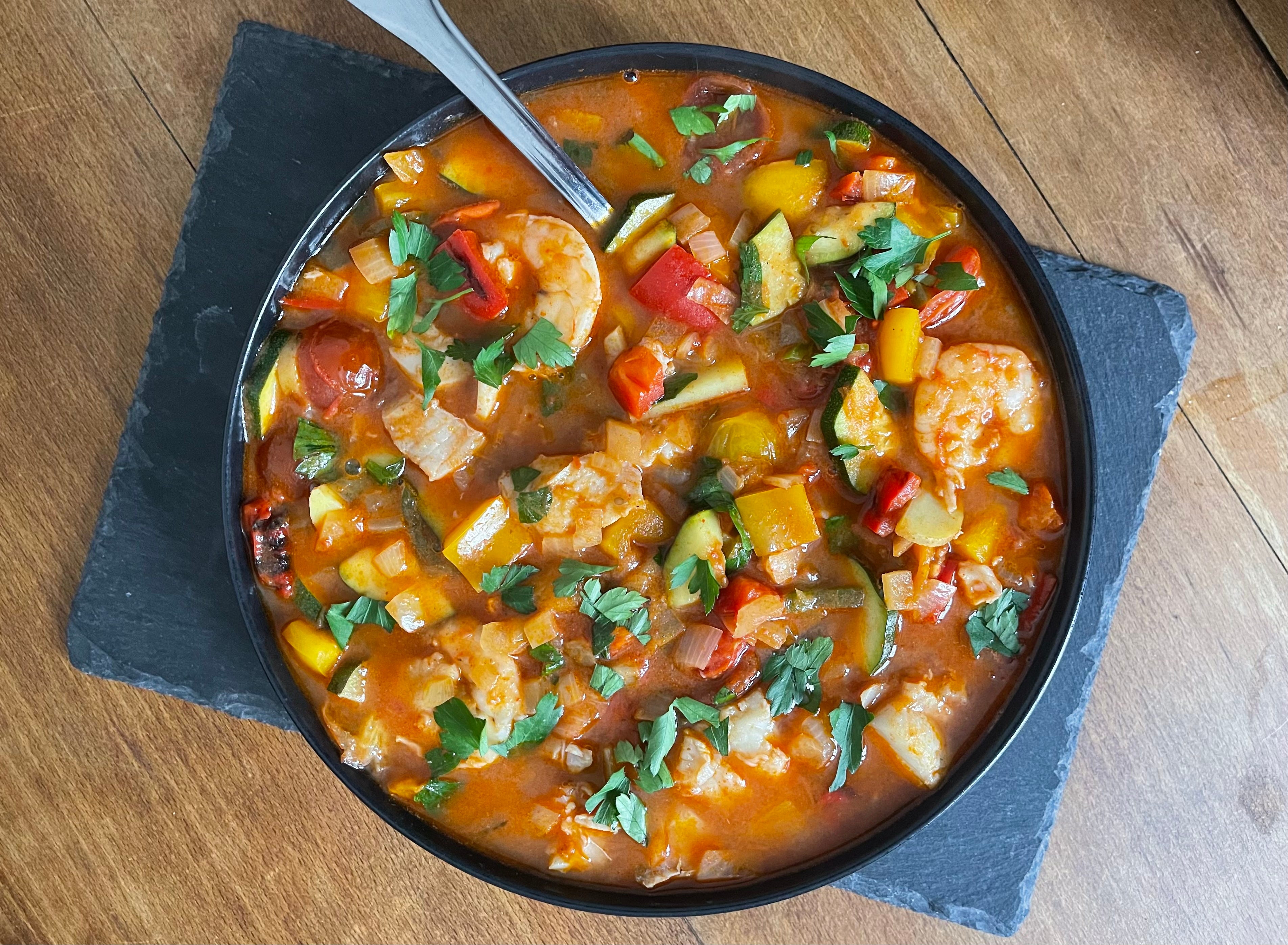 Basque Seafood Stew From a Restaurant Staff Meal in Spain