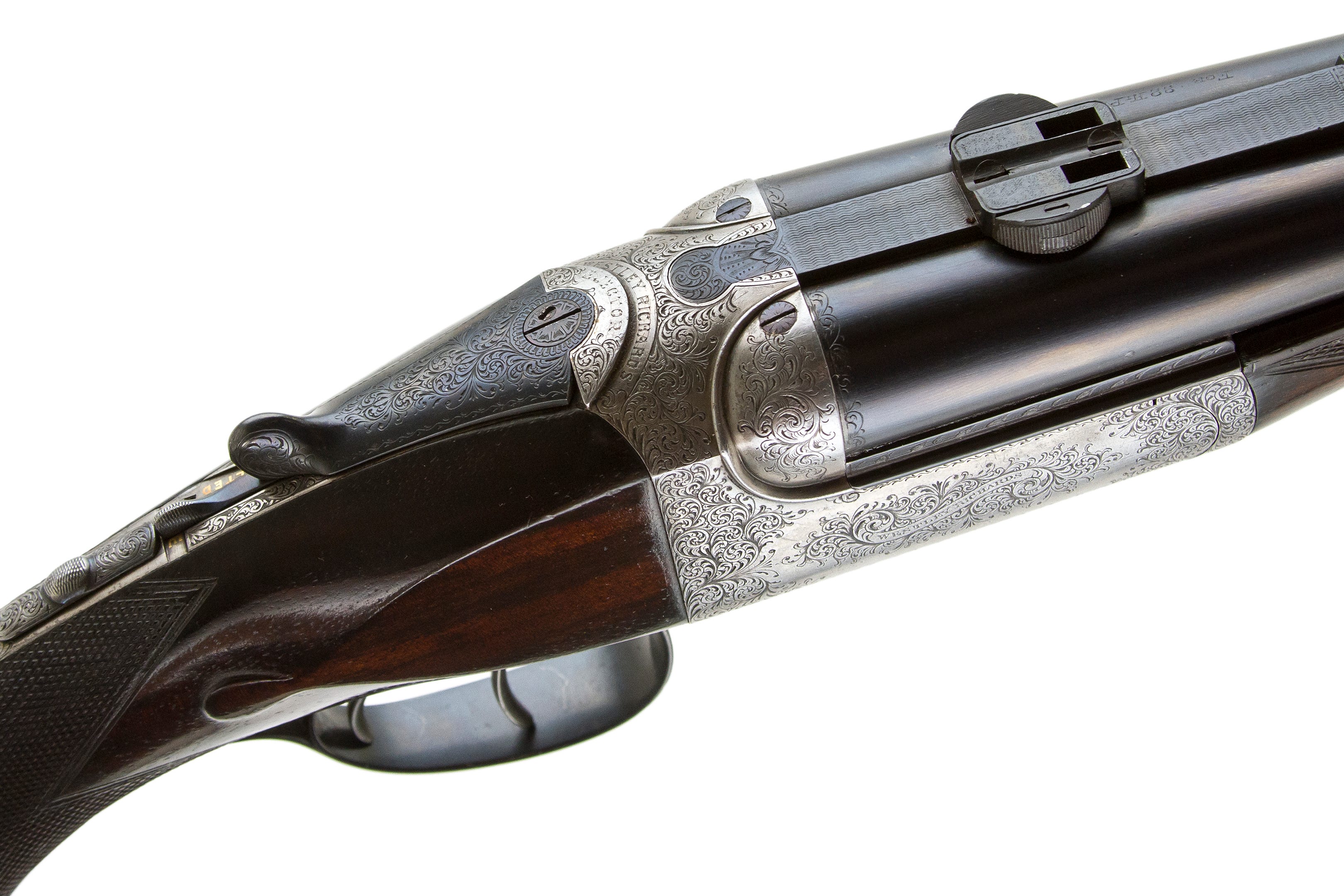 The Westley Richards - Best Pre-War Droplock Double Rifle 22 Hi Power: