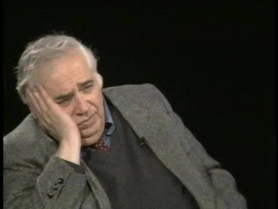 The Mistreatment of Harold Bloom - by Tobias Irikura