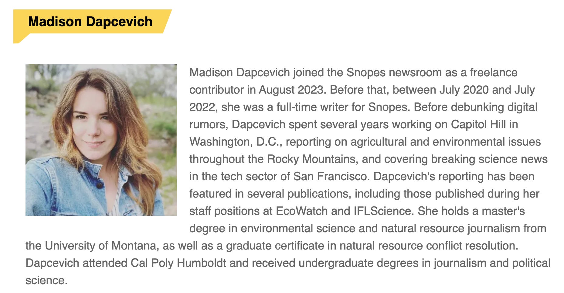 The Dumbest Snopes "Fact-Check" Of All Time?