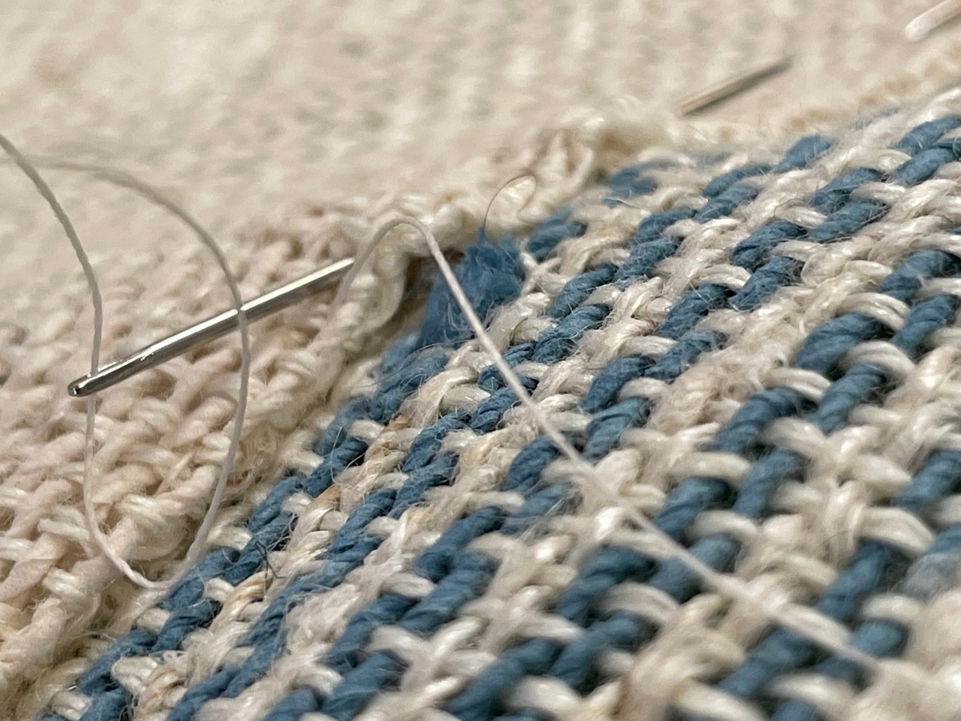 aloft on a swath of cloth - by Sarah C Swett - The Gusset