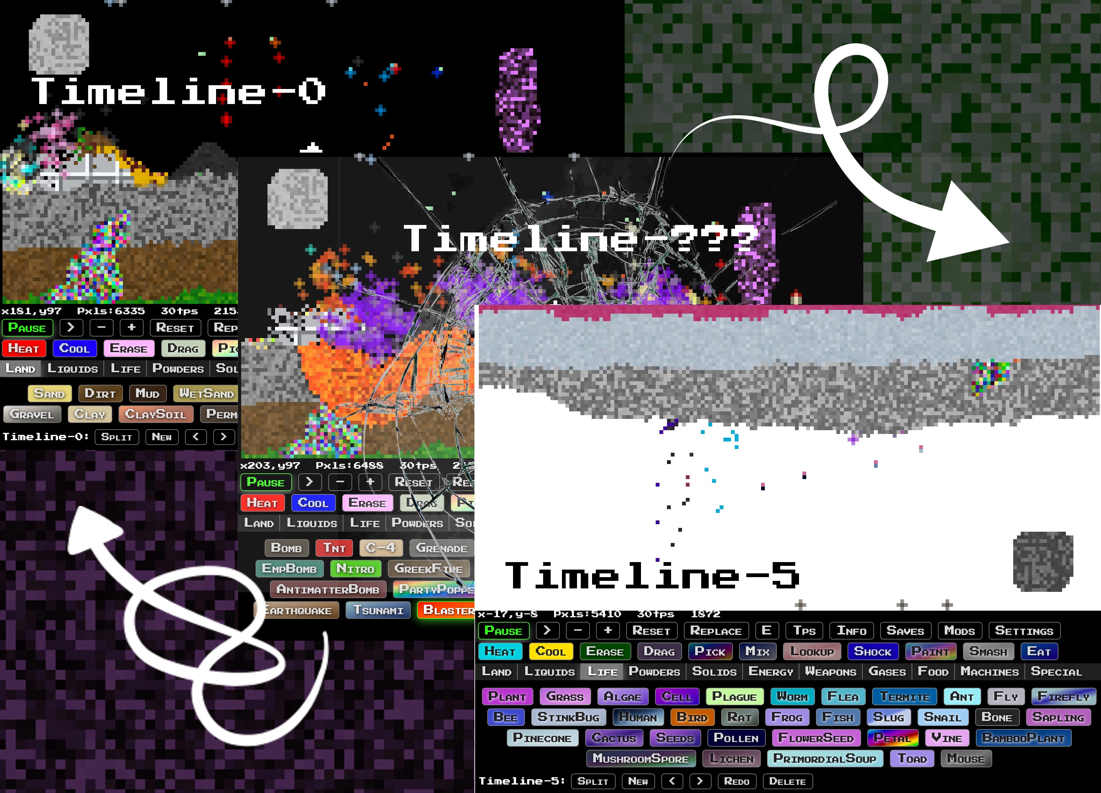 🕰️ Sandboxels v5.9.1 - Multiversal Travel Achieved 🤫