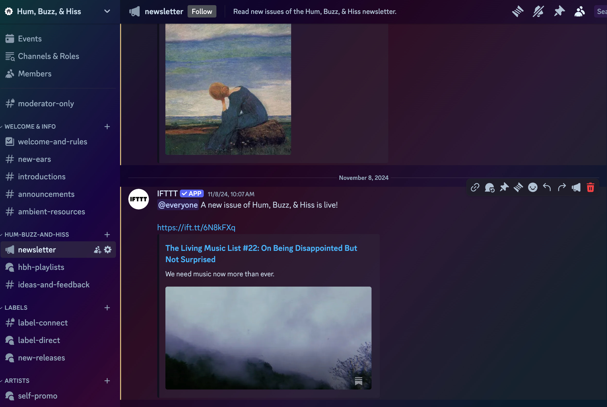 The Living Music List #23: On the Coming Winter