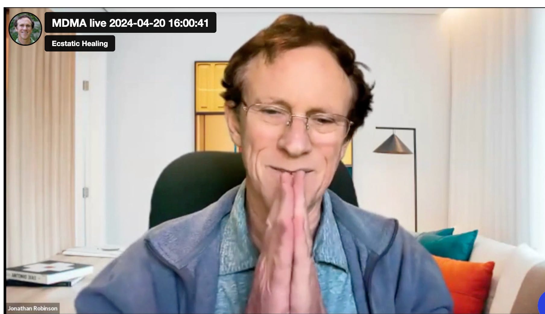 Inside Jonathan Robinson's MDMA course - by Jules Evans