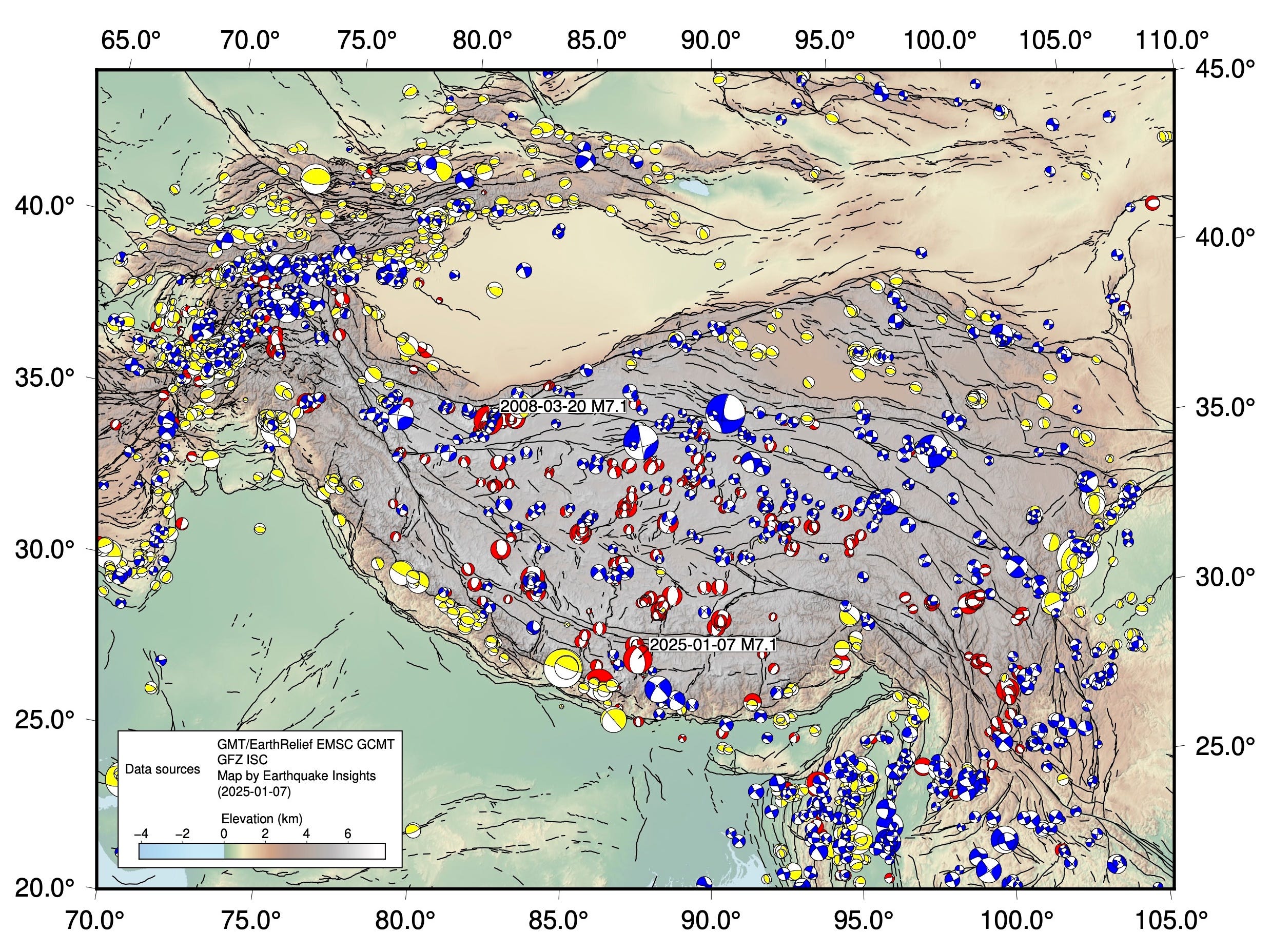 Deadly M7.1 earthquake strikes Tibet