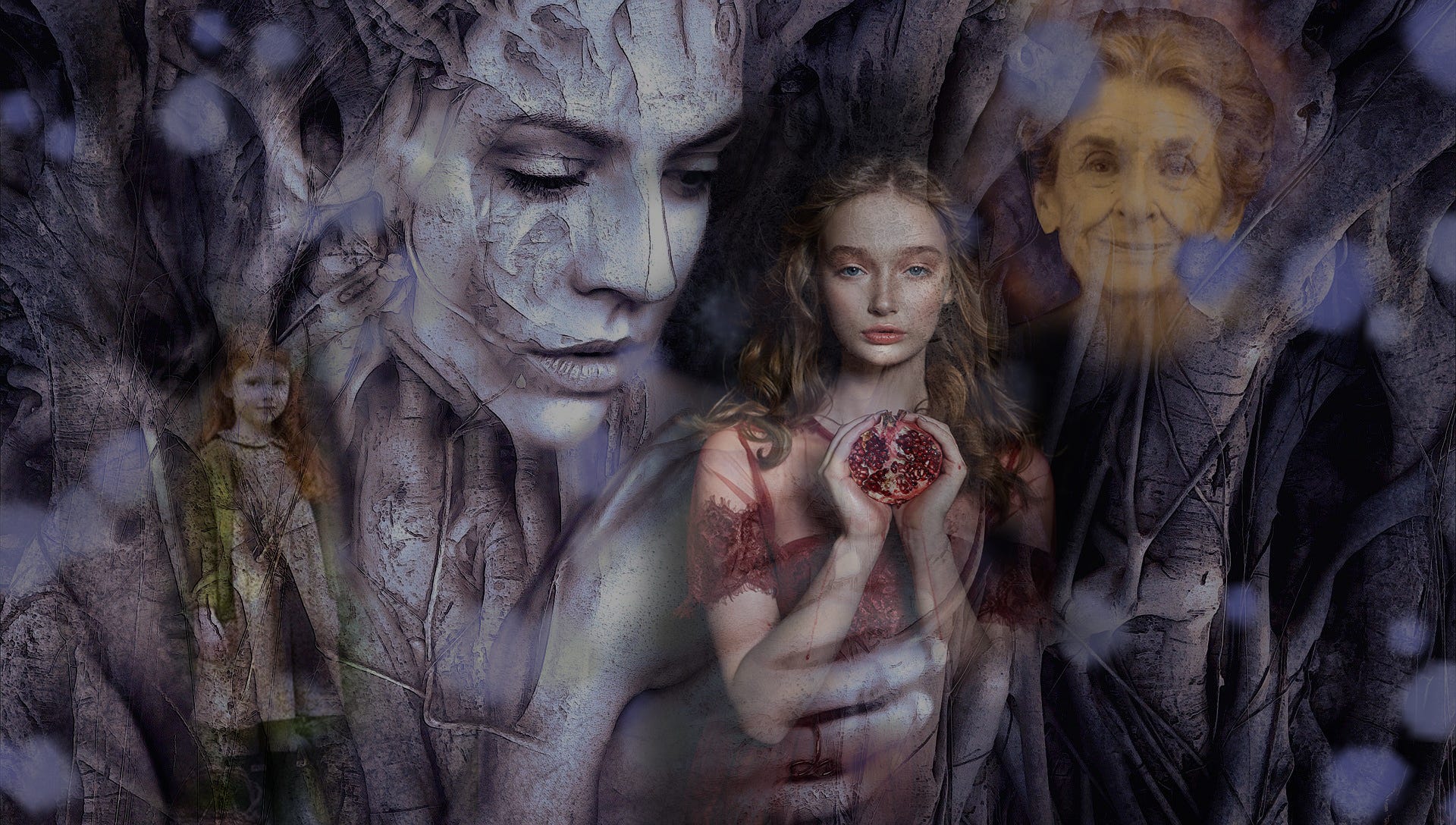 Persephone, Rapunzel, & Sleeping Beauty - Hedge Mystic