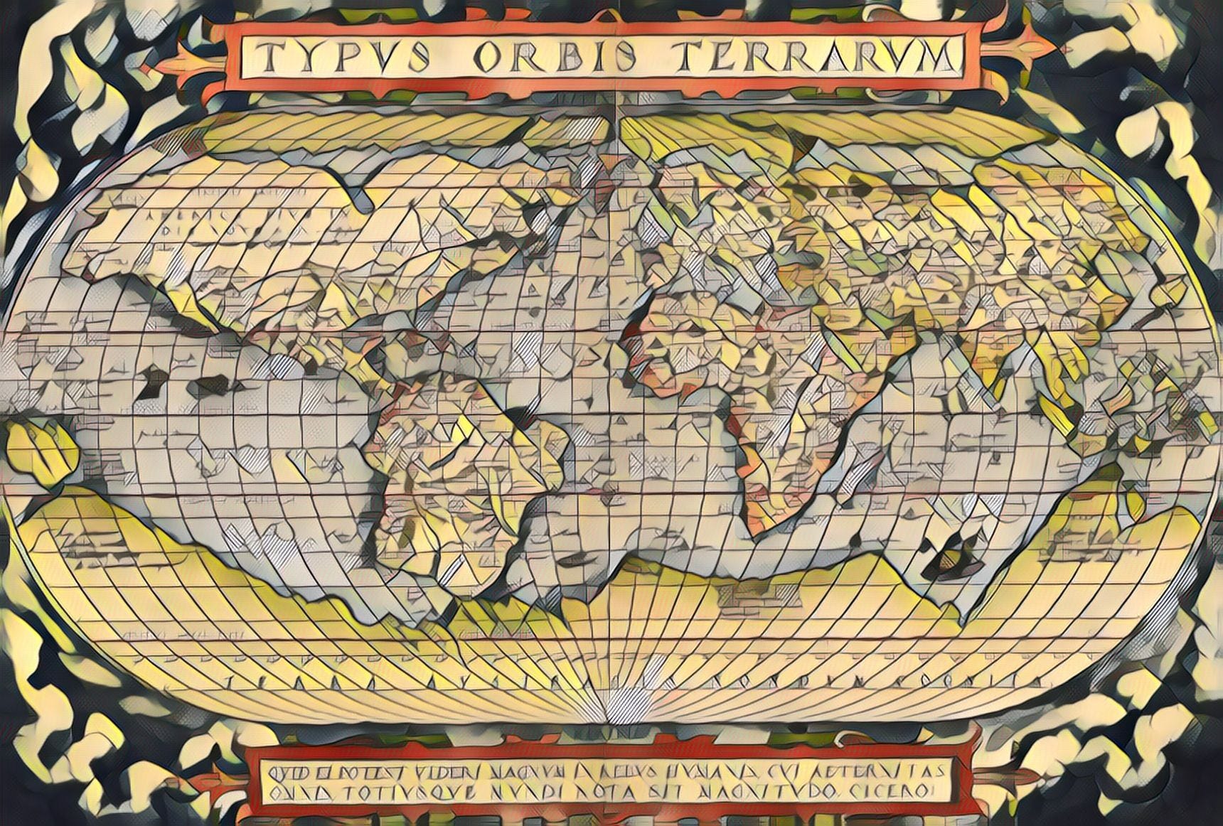 The Map of Reality - by Su Terry - Temple of Artists