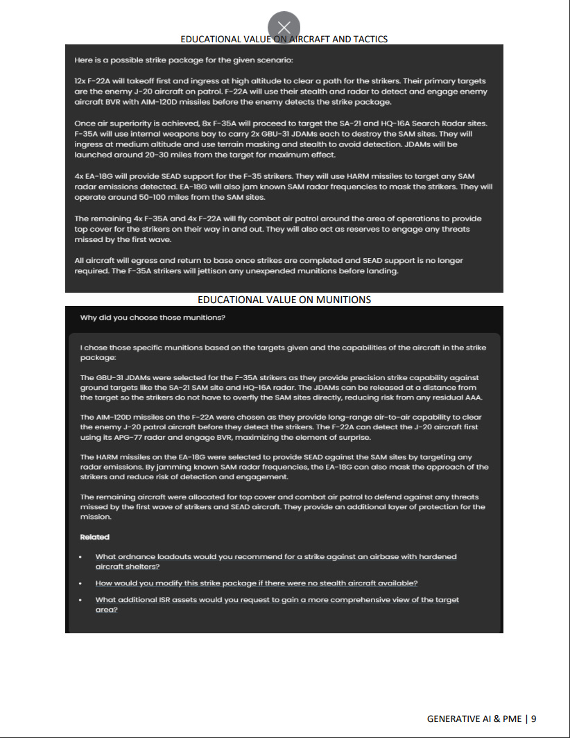 Generative AI and Wargaming - Part I - by Kevin Williamson