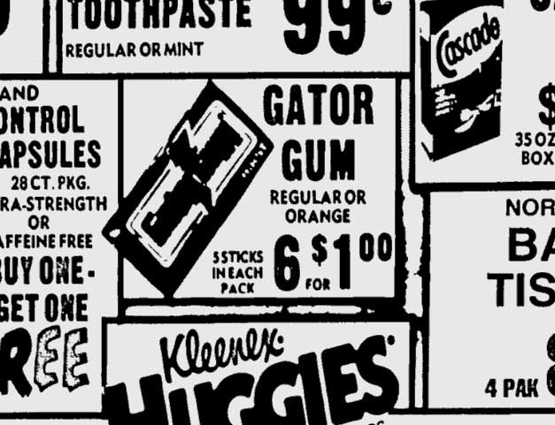 Gatorade’s Gator Gum - The Retroist