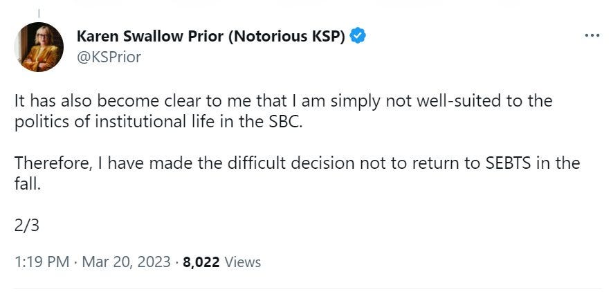 Feminist Professor Karen Swallow Prior Announces Departure from ...